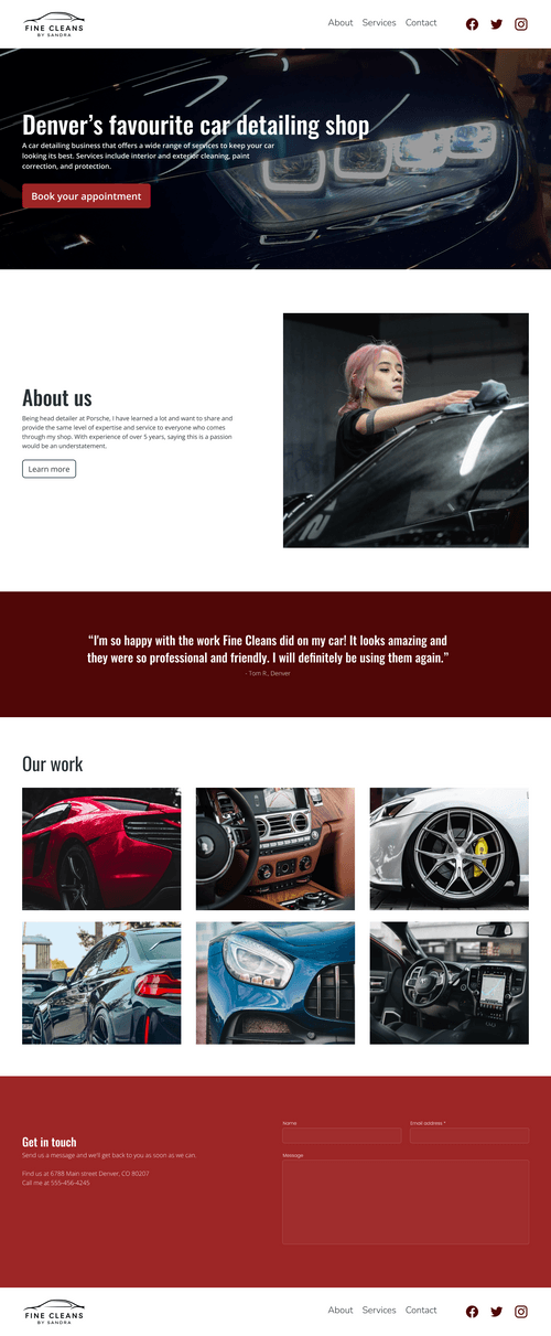 Website Templates for Small Businesses | Durable Website Templates for Small Businesses | Durable